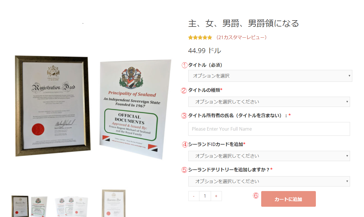 【超絶簡単】爵位をお金で買う｜シーランド公国男爵になった私｜カステラじゃあるまいし